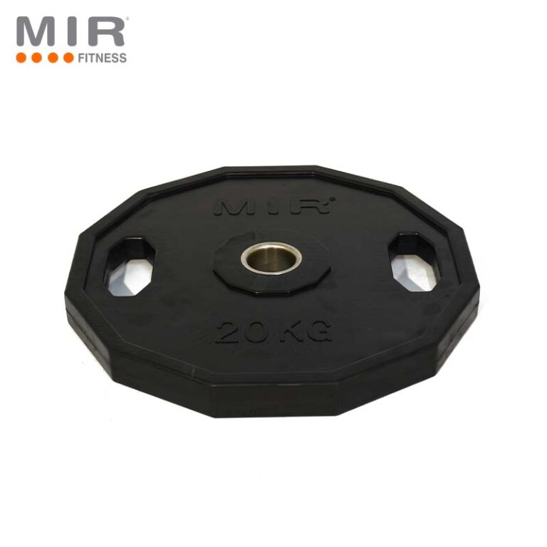 Disco olimpico de goma con manijas MIR – 50mm – MIR FITNESS